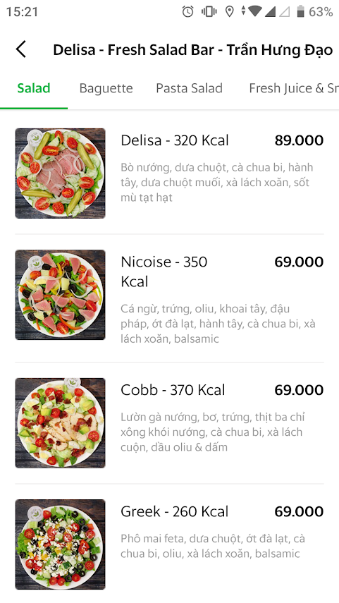 DELISA~Fresh Salad Bar-簡単注文で美味しいサラダデリバリー【野菜が足りない時に！】 - ベトナムリアルガイド